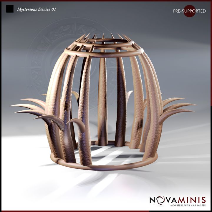 3D Printable Mysterious Device 01 by NOVAMINIS